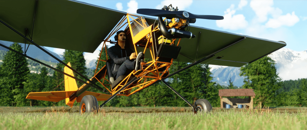 Microsoft Flight Simulator's Top Rudder Solo 103 ultralight plane is ...