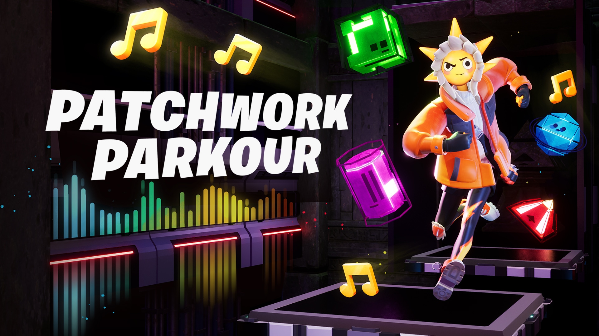 Rhythm Obby 'Patchwork Parkour' Lands in Fortnite Today - XboxEra