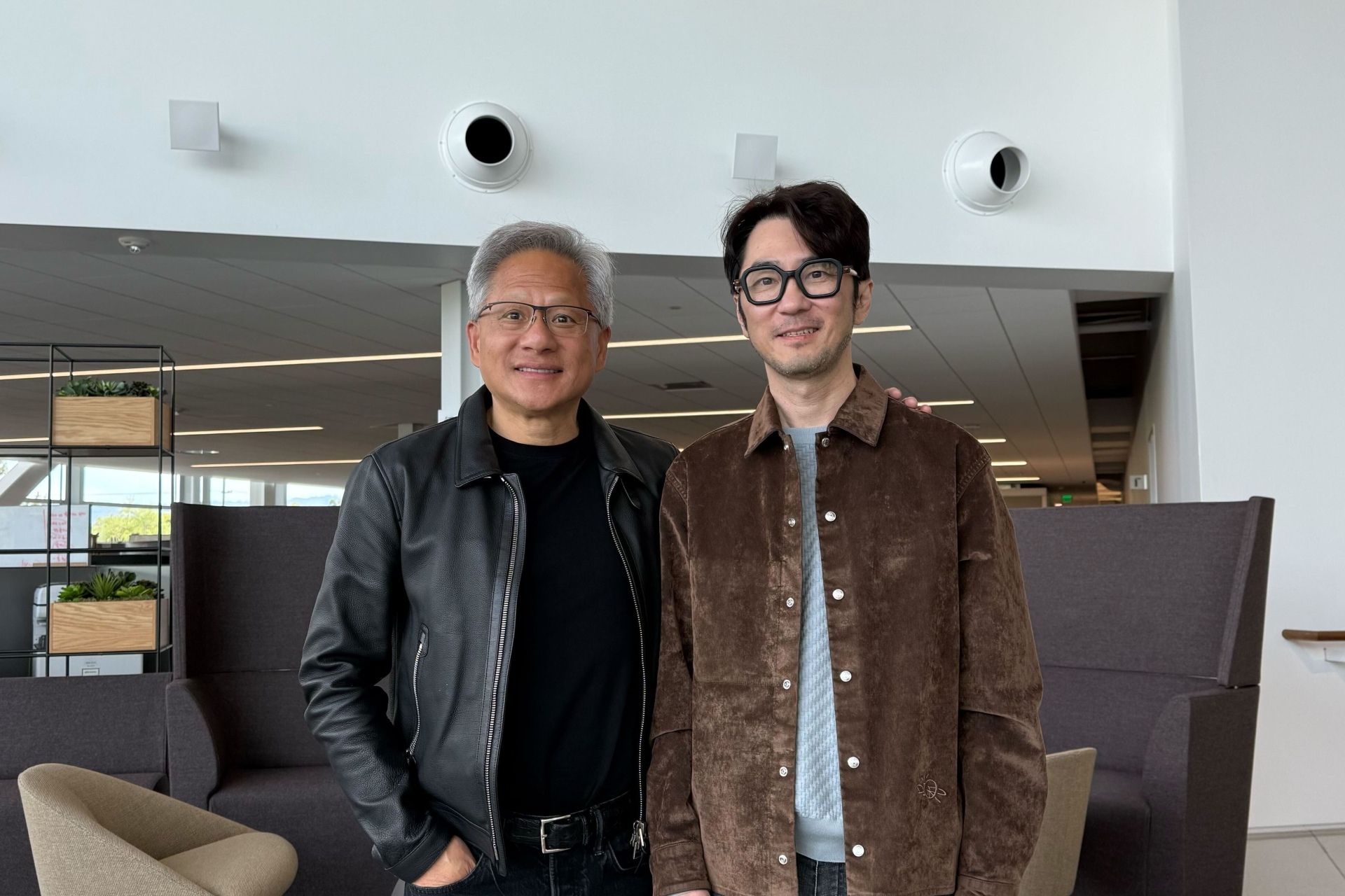 KRAFTON CEO CH Kim, Nvidia CEO Jensen Huang Meet to Discuss AI in Gaming - XboxEra