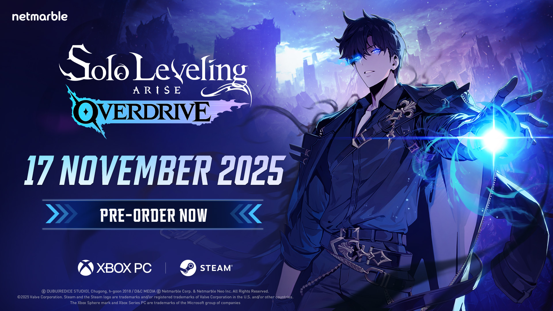 ARPG 'Solo Leveling: ARISE OVERDRIVE' Heads for PC 17 November - XboxEra