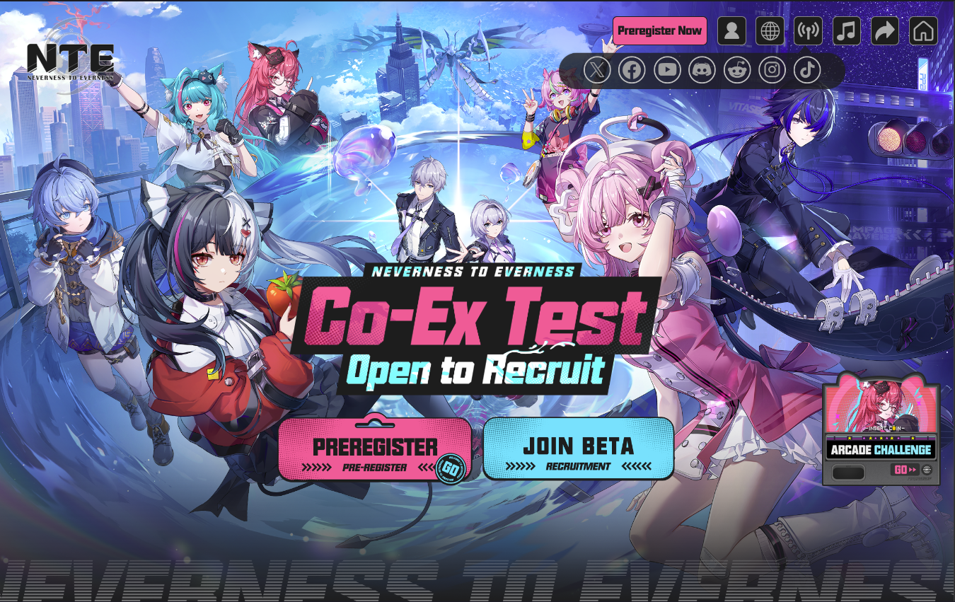 'Neverness to Everness' "Co-Ex" Closed Beta Test Signups Available for ...